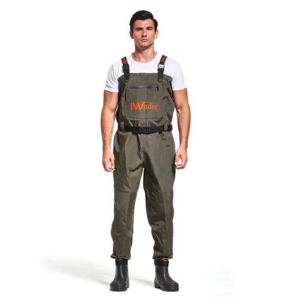IWADER | Other | Iwader Redrock Fishing Waders With Boots For Men 8 ...